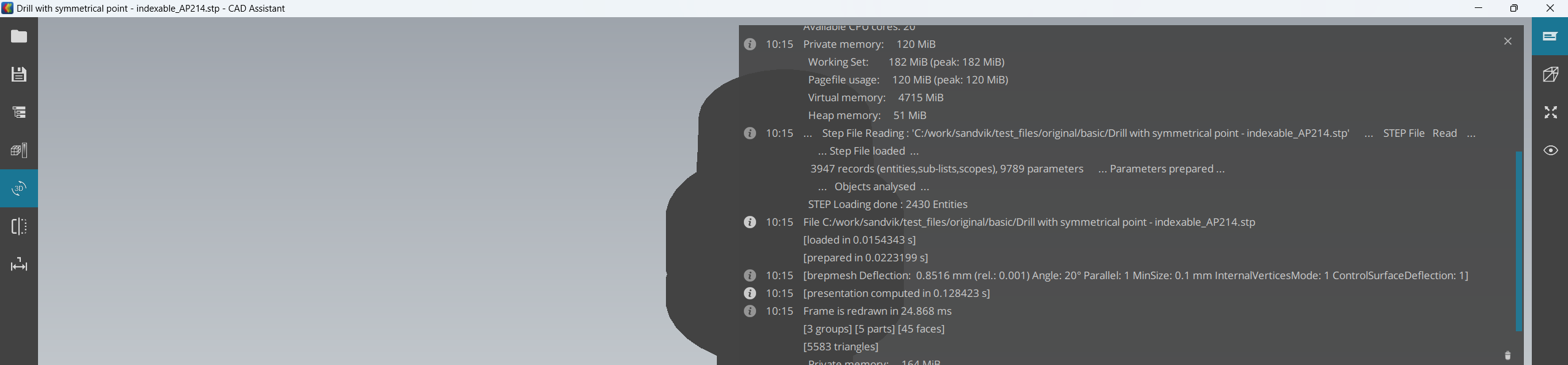 CAD Assistant - BRepMesh_IncrementalMesh - Parameters - Forum Open Cascade Technology